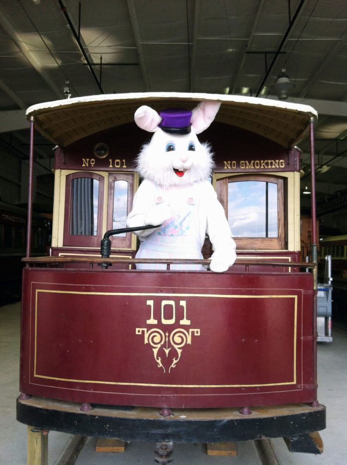 Bunny Trolley comes to Pennsylvania Trolley Museum - The Almanac